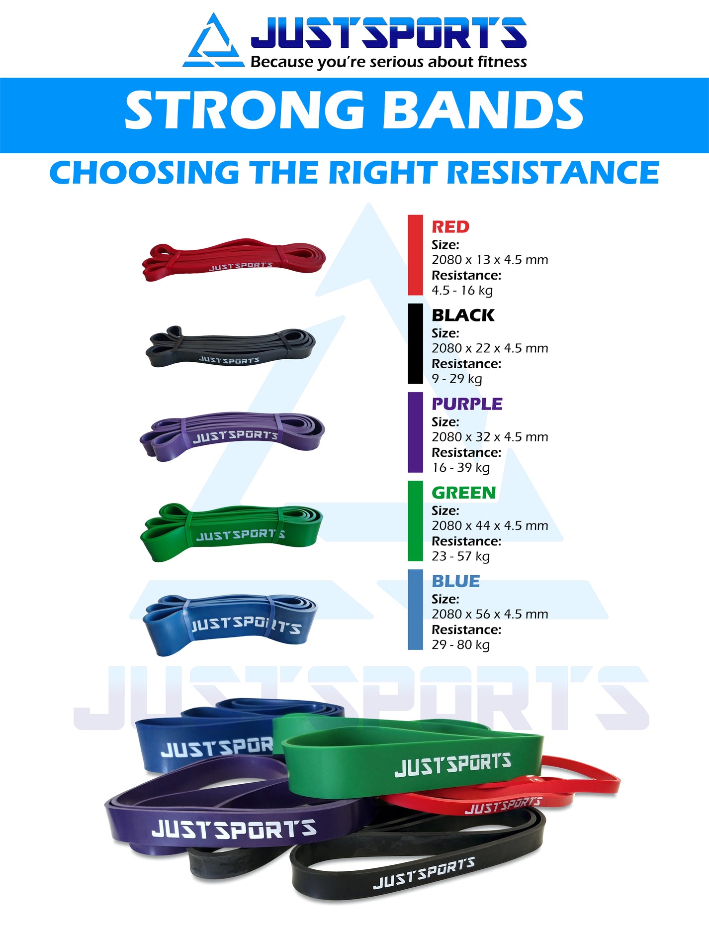 Strong bands – Justsports